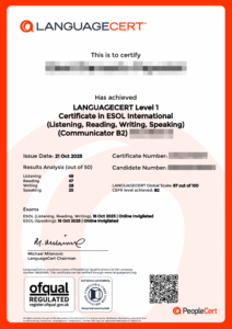 Πιστοποίηση Αγγλικών LanguageCert ESOL | Κουφόπουλος